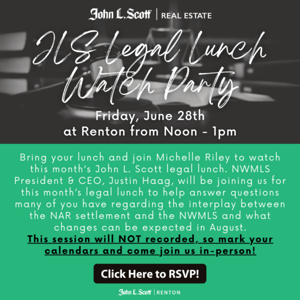 JLS Legal Lunch Watch Party - John L. Scott Kent-Renton Training Calendars
