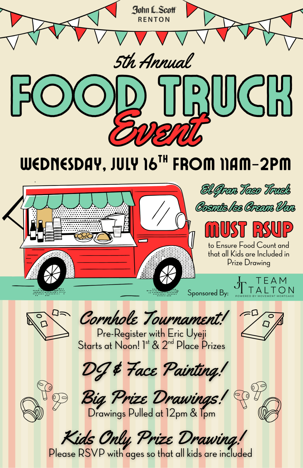 5th Annual Food Truck Event! - John L. Scott Kent-Renton Training Calendars